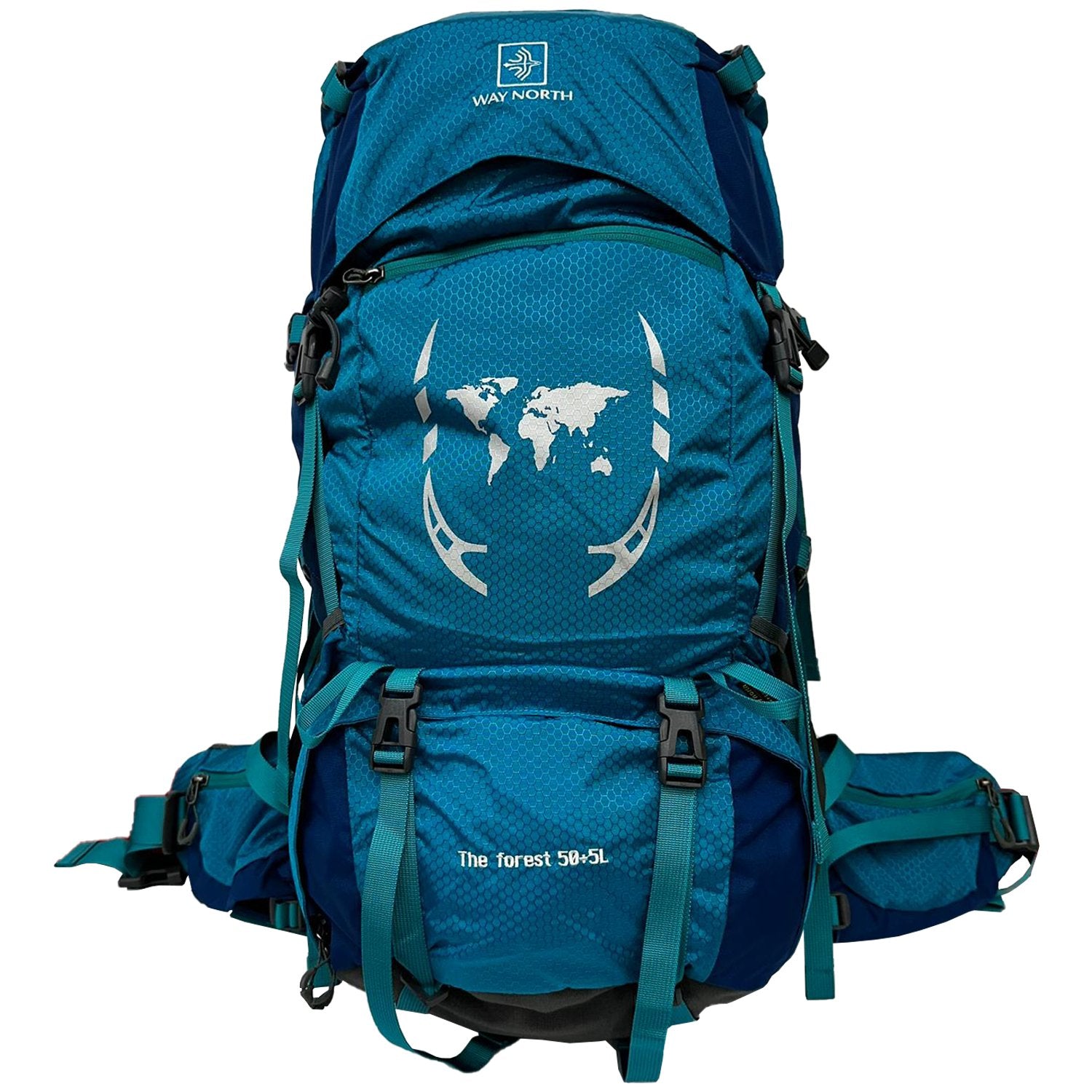 Kaza Elite Trekking Backpack 50+5 Lt - The Forest