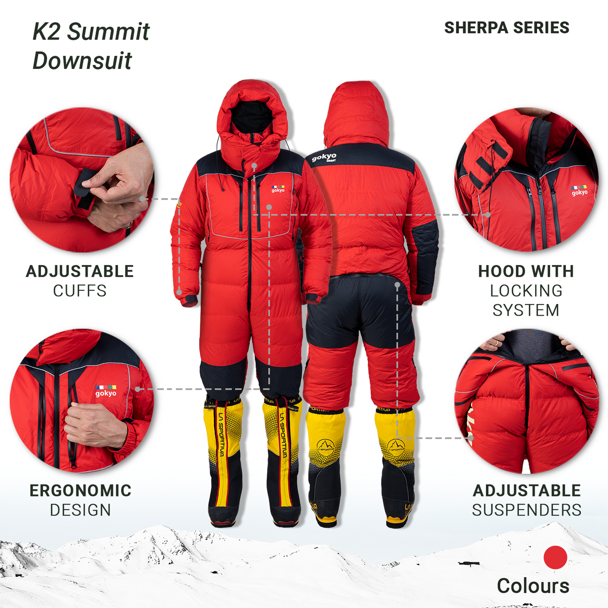 Explore Down Suit | K2 Summit Down Suit for Men | Gokyo