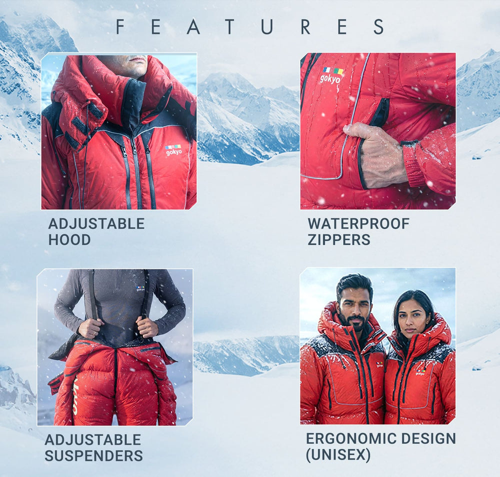 Explore Down Suit | K2 Summit Down Suit for Men | Gokyo